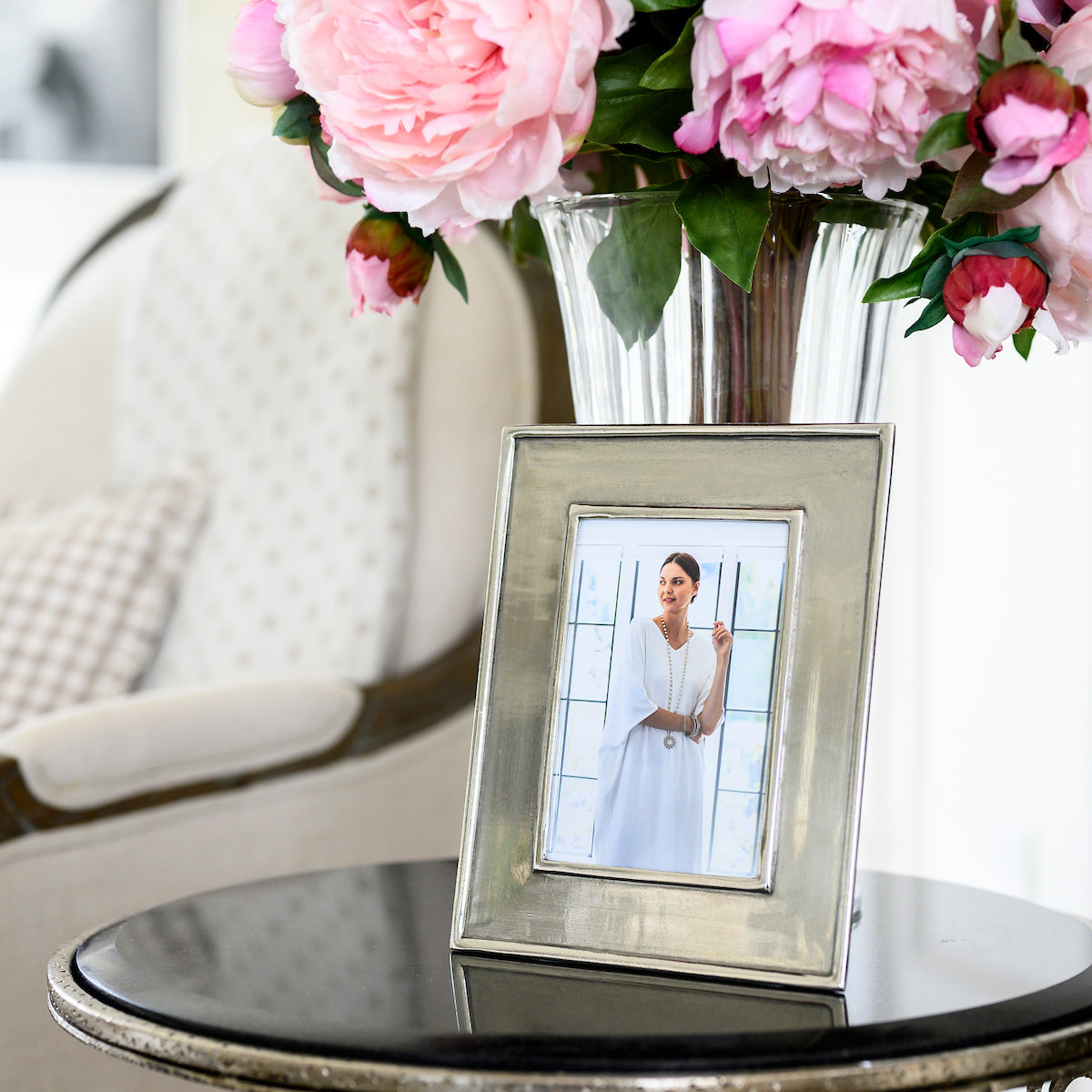 Tuscan Italian Pewter Picture Frame | 4x6 & 5x7 | Arte Italica