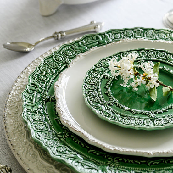 Renaissance Dinner Plate - Handmade Italian Ceramic Plate 11.25" | Arte ...