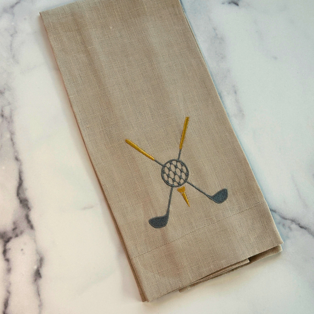 Golf Linen Towel – Arte Italica