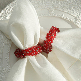 Crystal Napkin Ring Set – Arte Italica